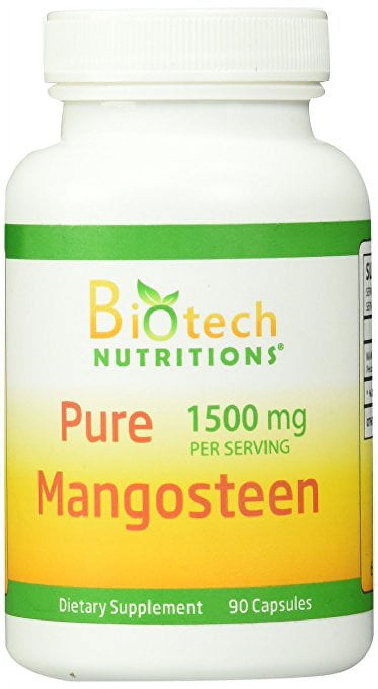 Biotech Nutritions Pure Mangosteen 1500mg, Antioxidant Support ...