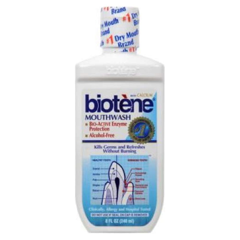 Biotene Dry Mouth Oral Rinse Fresh Mint 8 Oz