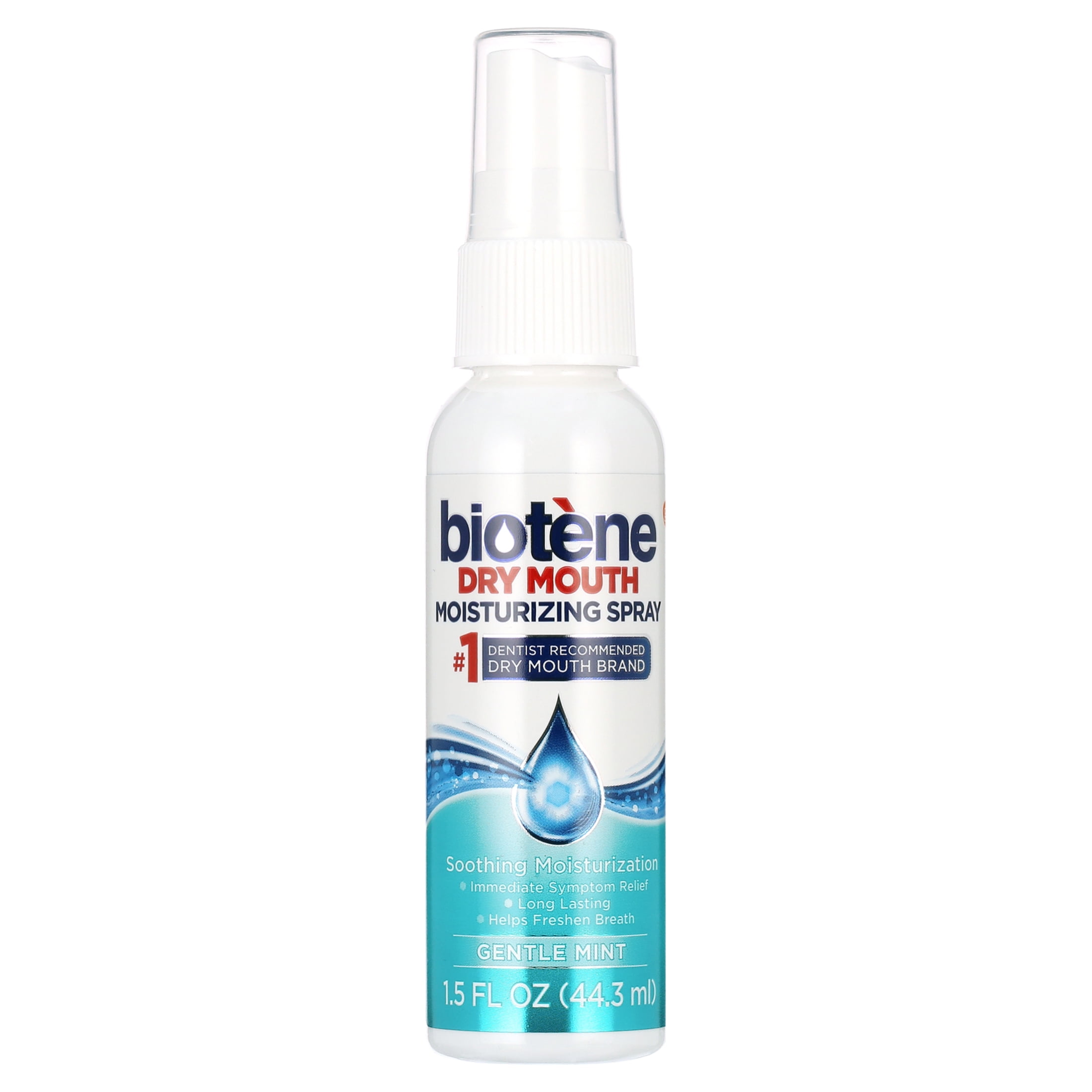 Biotene Dry Mouth and Fresh Breath Moisturizing Spray, Gentle Mint, 1.5 ...