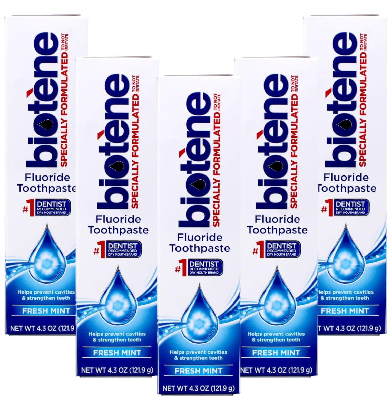 Biotene Fluoride Toothpaste for Dry Mouth Symptoms, Bad Breath ...