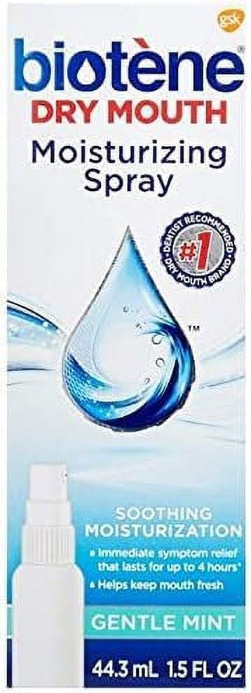 Biotene Moisturizing Mouth Spray Gentle Mint, 1.5 FL OZ - Walmart.com