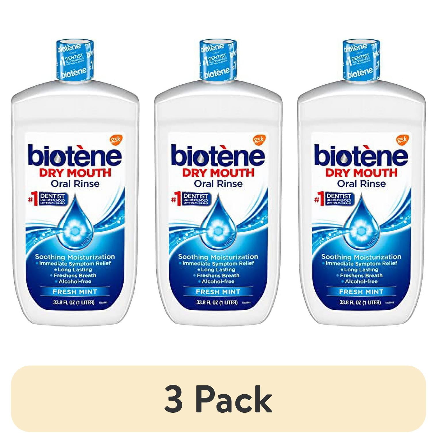 (3 pack) Biotene Oral Rinse Mouthwash for Dry Mouth, Breath Freshener ...