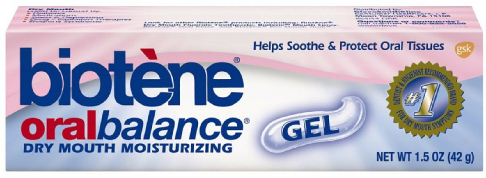 Biotene Oralbalance Dry Mouth Moisturizer Gel 1.50 oz (Pack of 2 ...