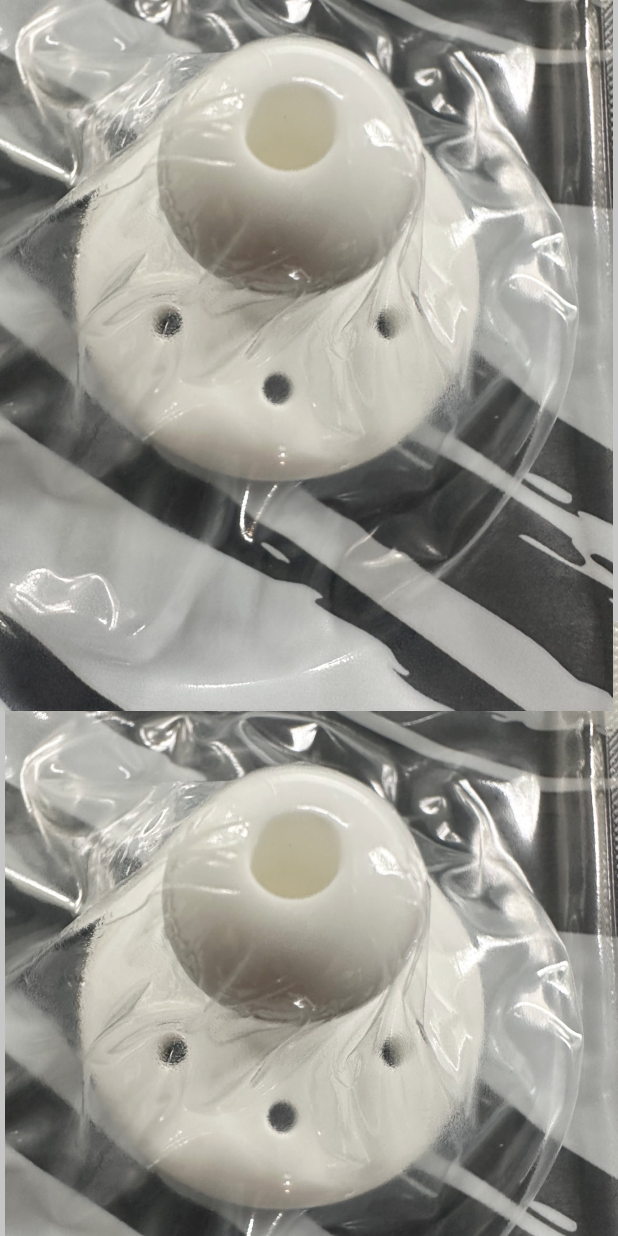 Bioteque Pessary Gellhorn Long Stem with Drainage Holes Size 3 Silicone ...