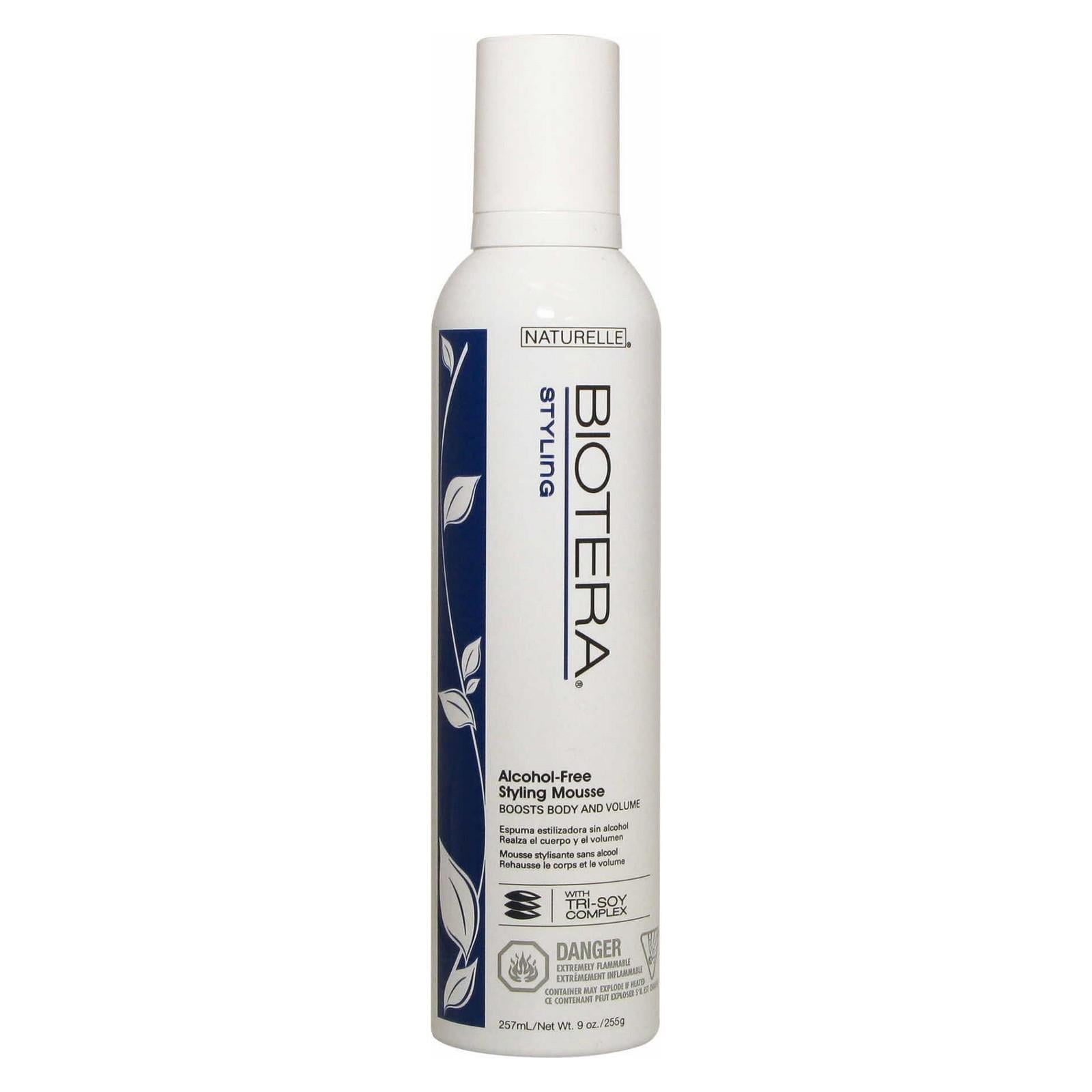 Biotera Alcohol Free Styling Hair Mousse 9 Oz., Pack of 3 - Walmart.com