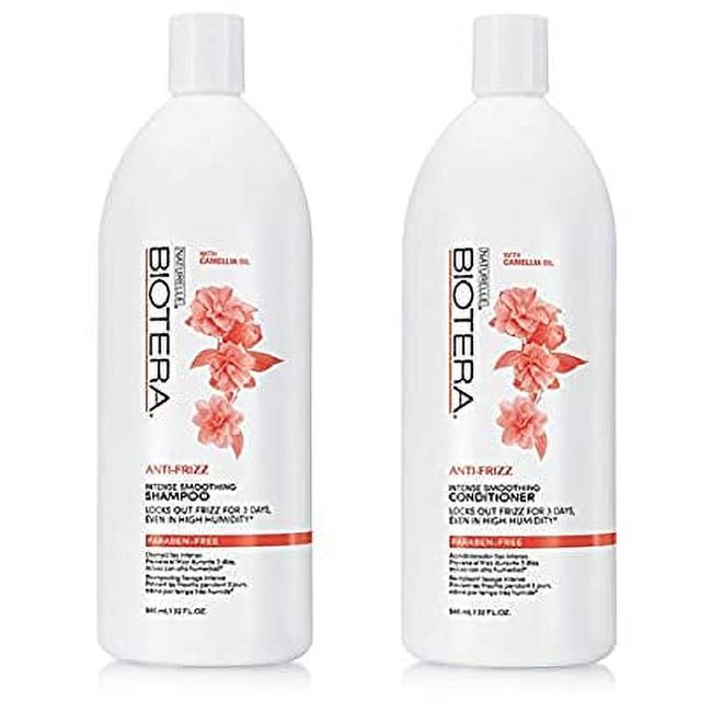 Biotera Anti-Frizz Hair Smoothing Shampoo & Conditioner 32 oz DUO ...