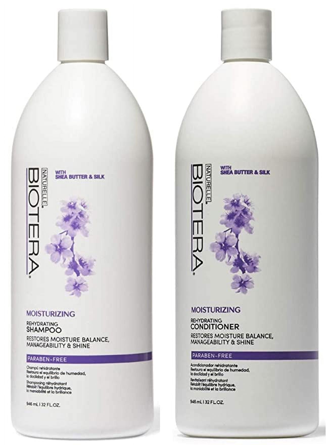 Biotera Professional Moisturizing Shampoo & Conditioner, 32 oz for Dry ...