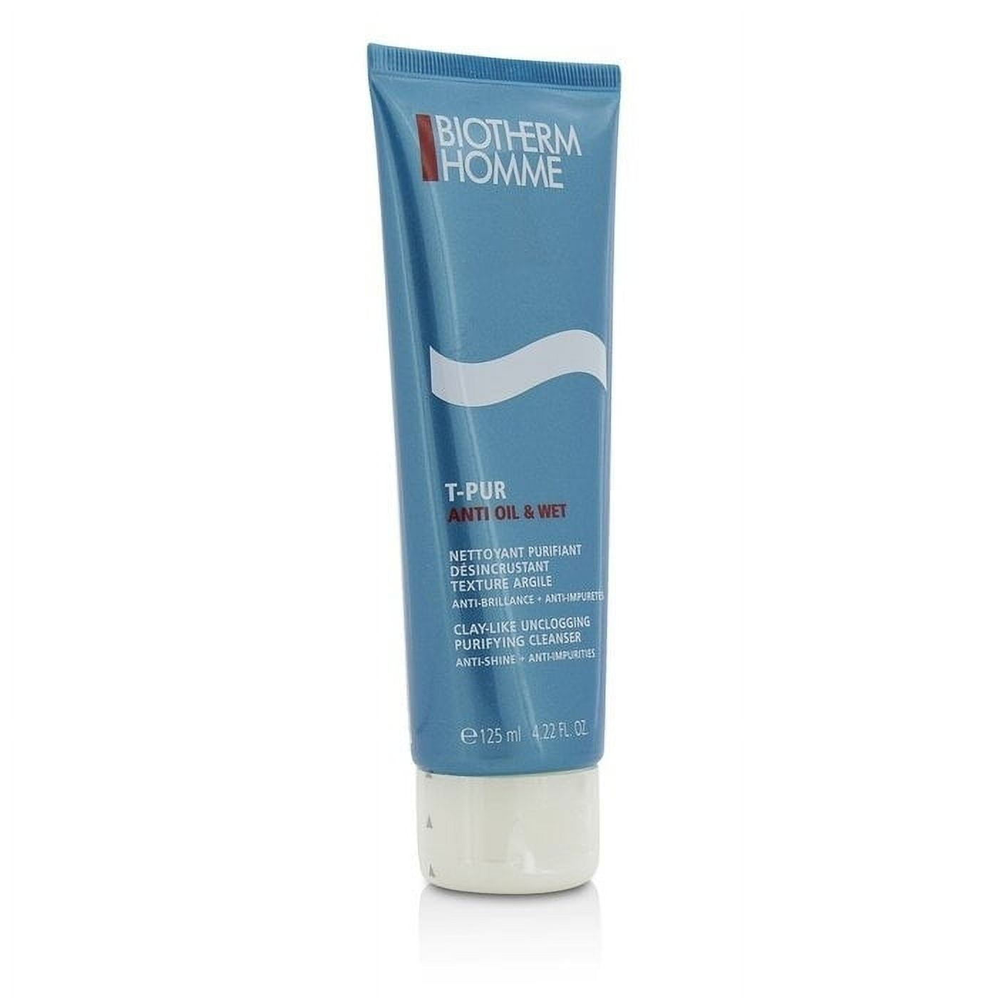 Biotherm Homme T-Pur Anti Oil & Wet Purifying Facial Cleanser, Face ...