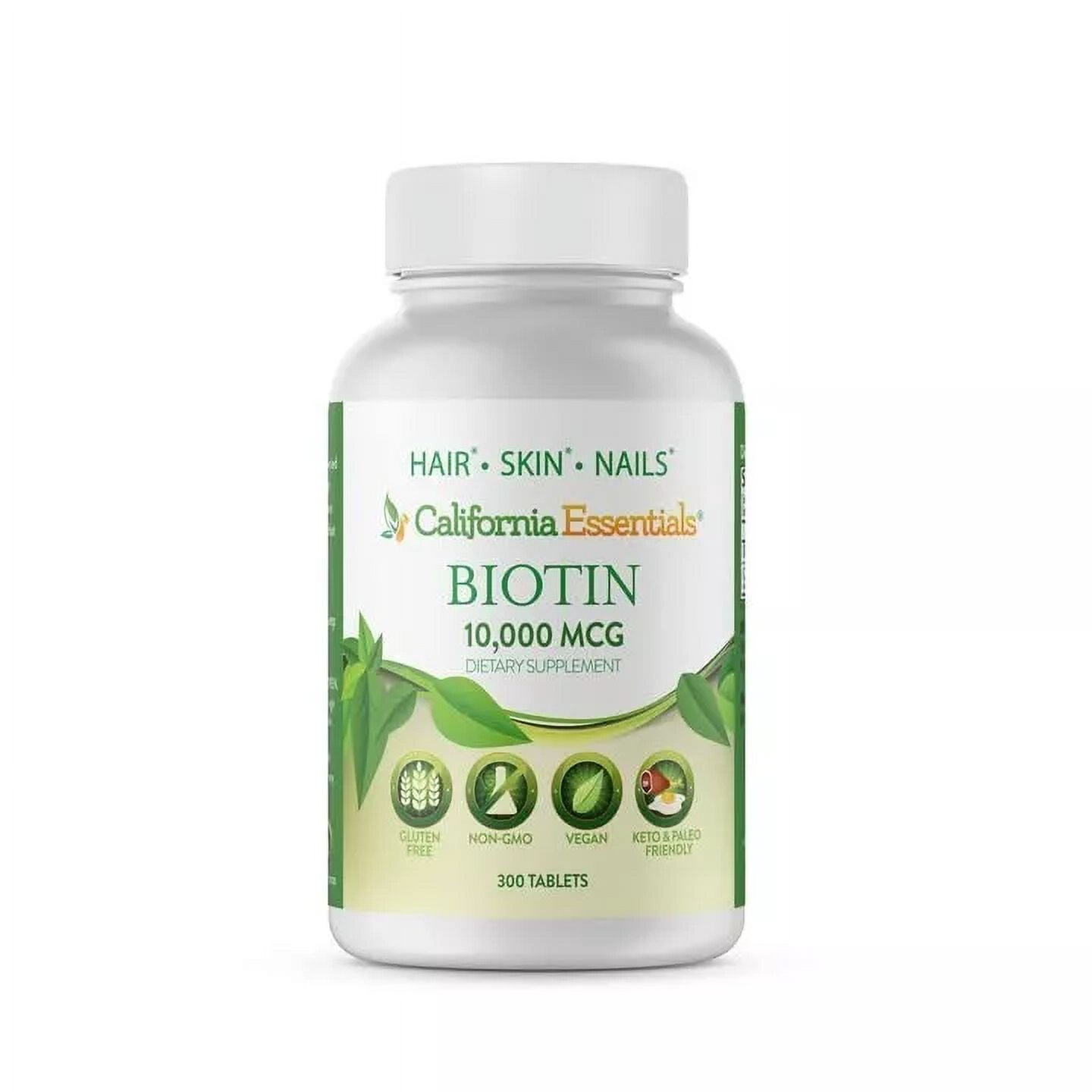 Biotin_10_000_Mcg_Maximum_Strength_High_Potency_300_Tablets_Hair_Skin ...