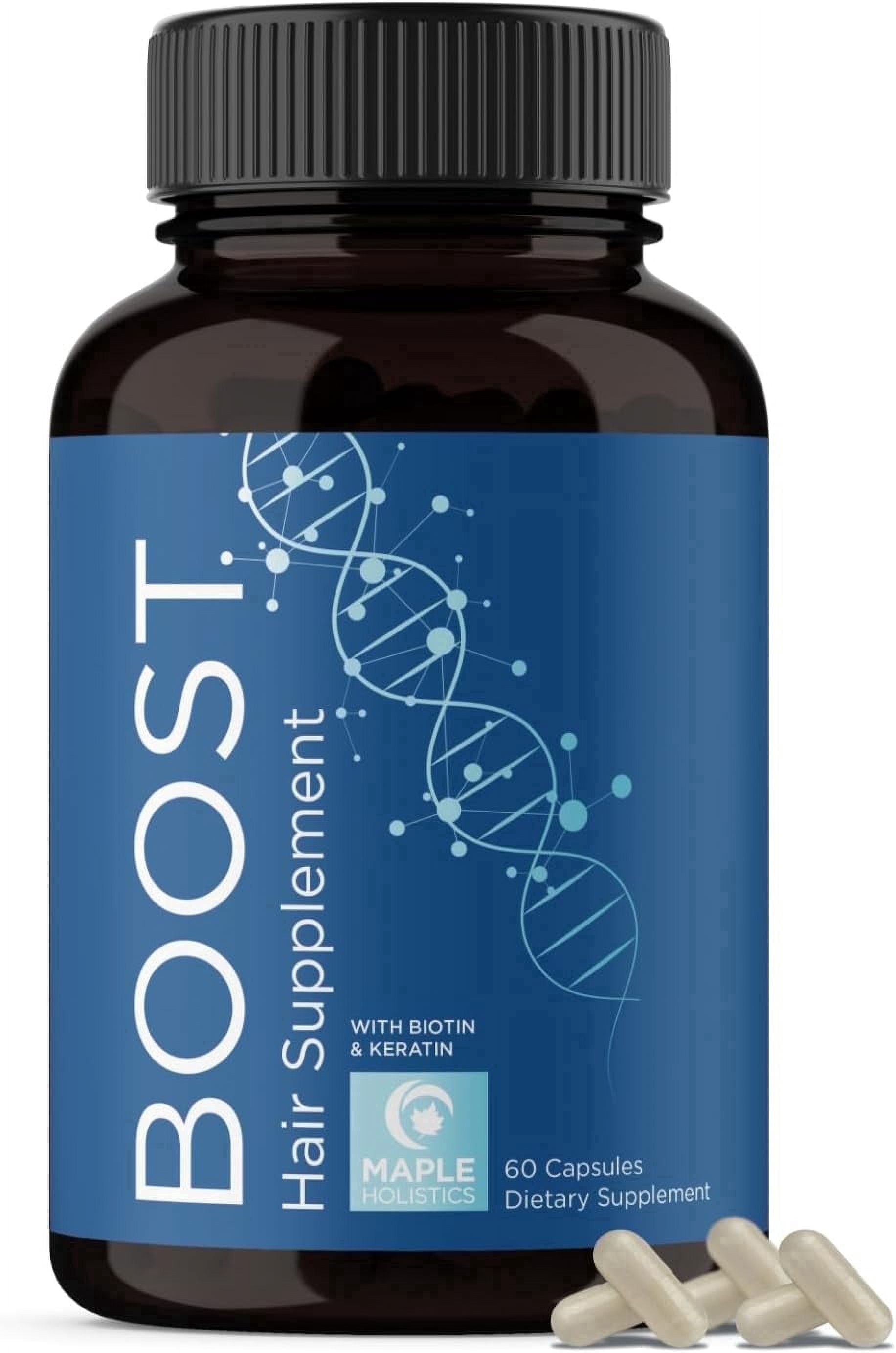 Maple Holistics Biotin 10000mcg Collagen Supplement for Hair Growth ...