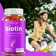 Spring Valley Biotin, 5,000 Mcg Vegetarian Jelly Beans Supplement, 120 ...