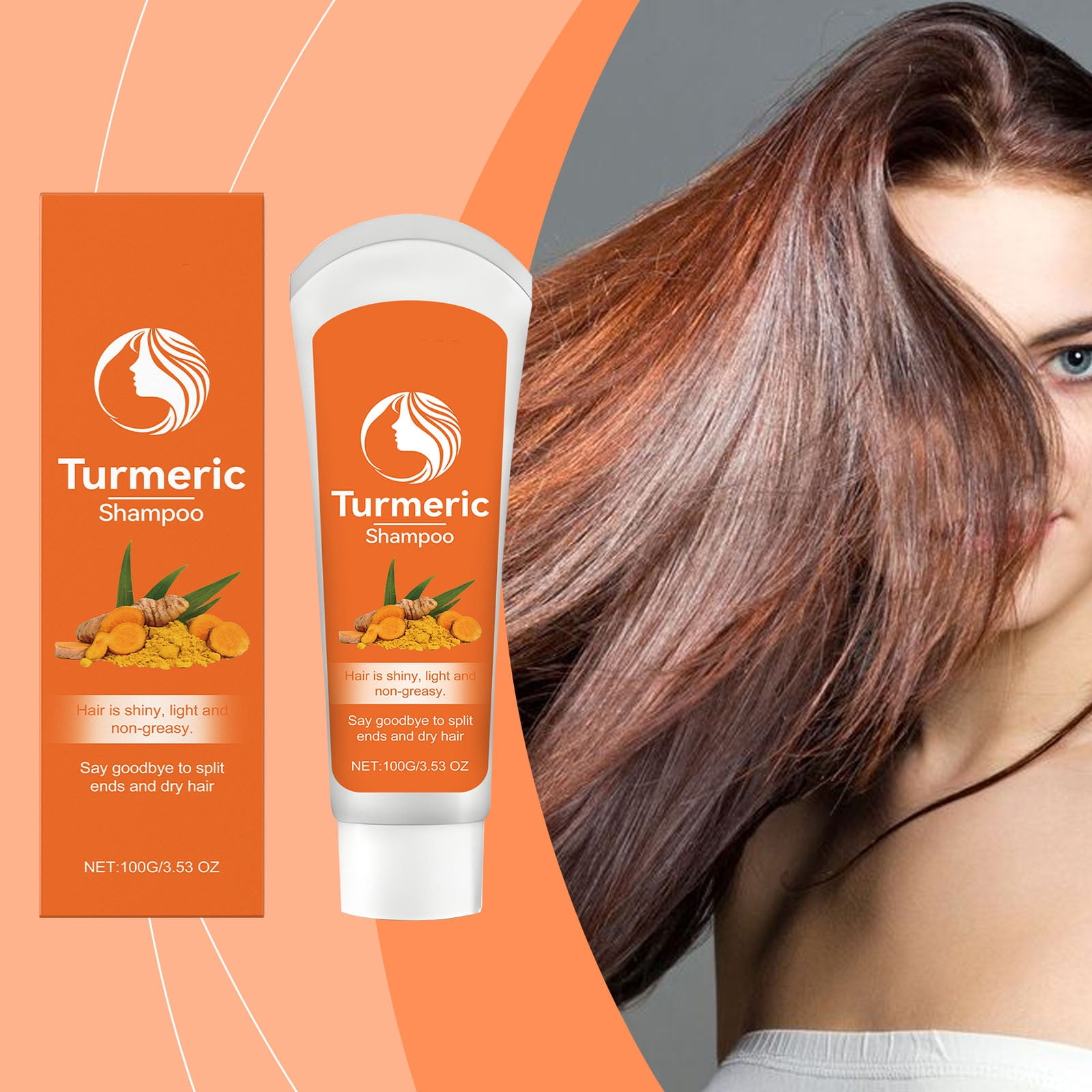 Biotin Shampoo for Gray Hair, Black Hair Dye Shampoo with Long Lasting ...