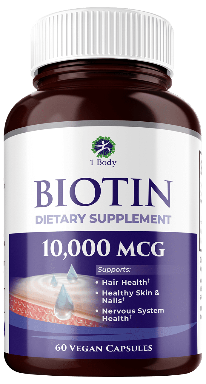 Biotin for Hair, Skin, Nails Supplement - Walmart.com