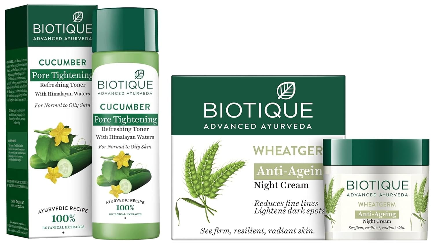 Biotique Bio Wheat Germ FIRMING FACE and BODY NIGHT CREAM For Normal To ...