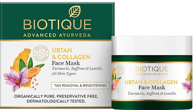 Biotique Ubtan & Tan Free Skin |Dark Spot & Blemish Reduction|For Men ...