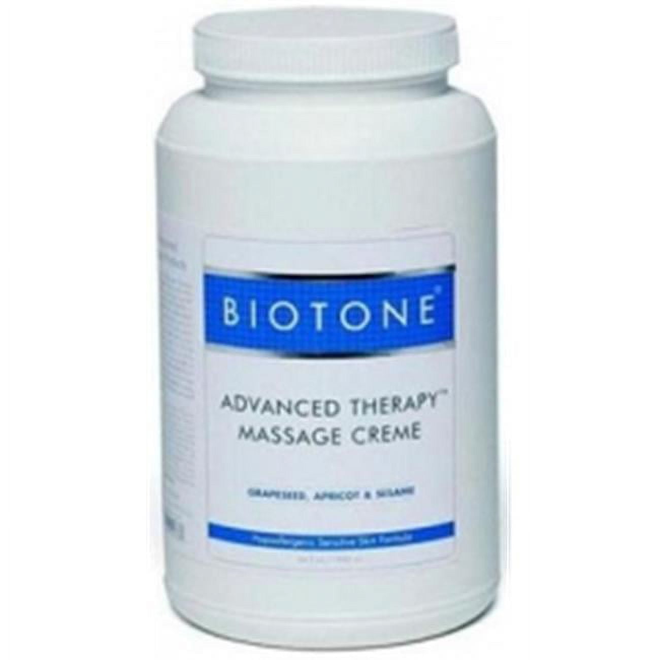 Biotone BIO105HGAL Half-gal Advanced Therapy Massage Cr-me, Unscented ...