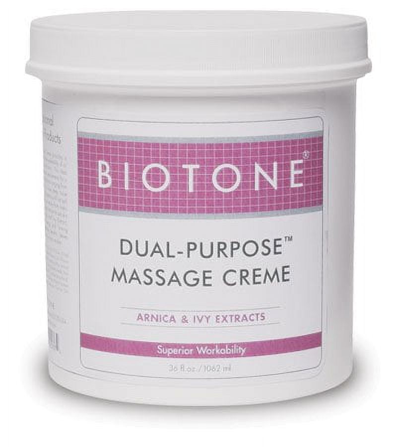 Biotone Crema de Masaje de Doble Propósito 36 Onzas, Paraben-Free ...