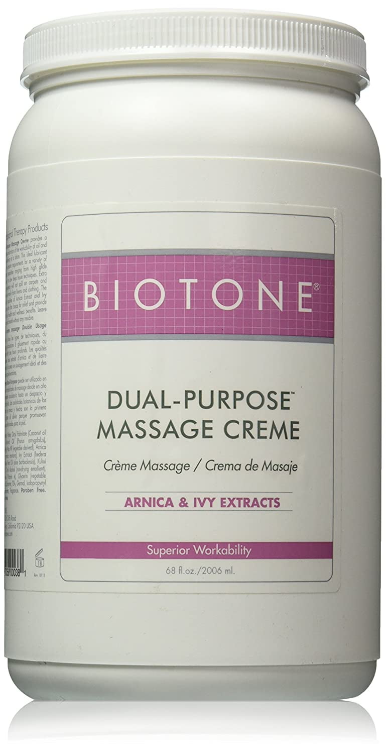 Biotone Dual-Purpose Massage Creme/Oil, 68 Ounce - For Muscle ...