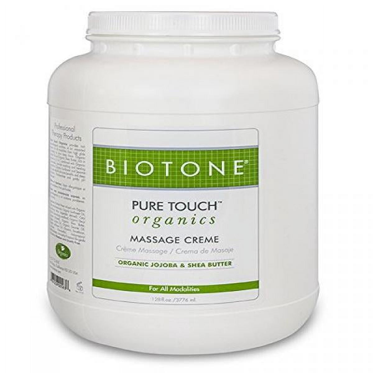 Biotone Pure Touch Organics Massage Creme - 1 Gallon - Walmart.com