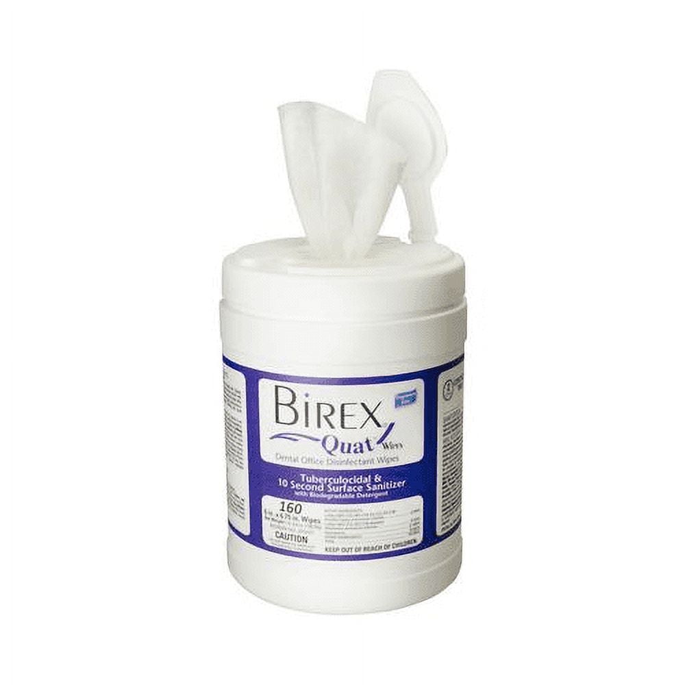 Biotrol 295507 Birex Quat Towelettes Disinfectant Wipes Large 6" x 6.75 ...