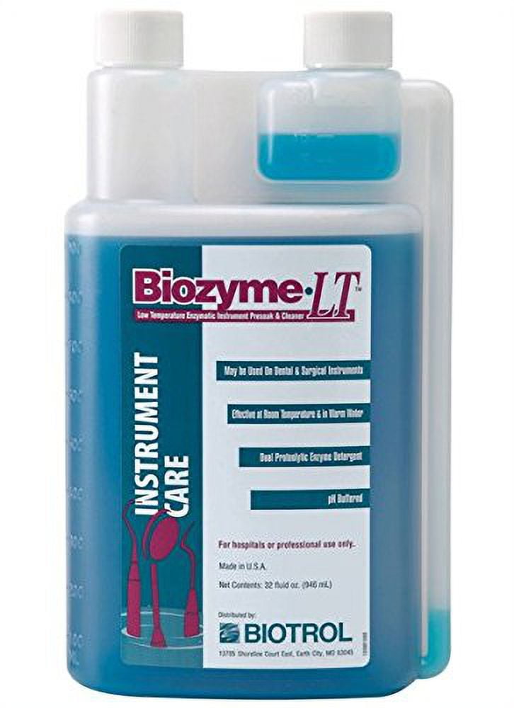 Biotrol BLT900 Biozyme LT Enzymatic Ultrasonic Detergent Concentrate 32 ...