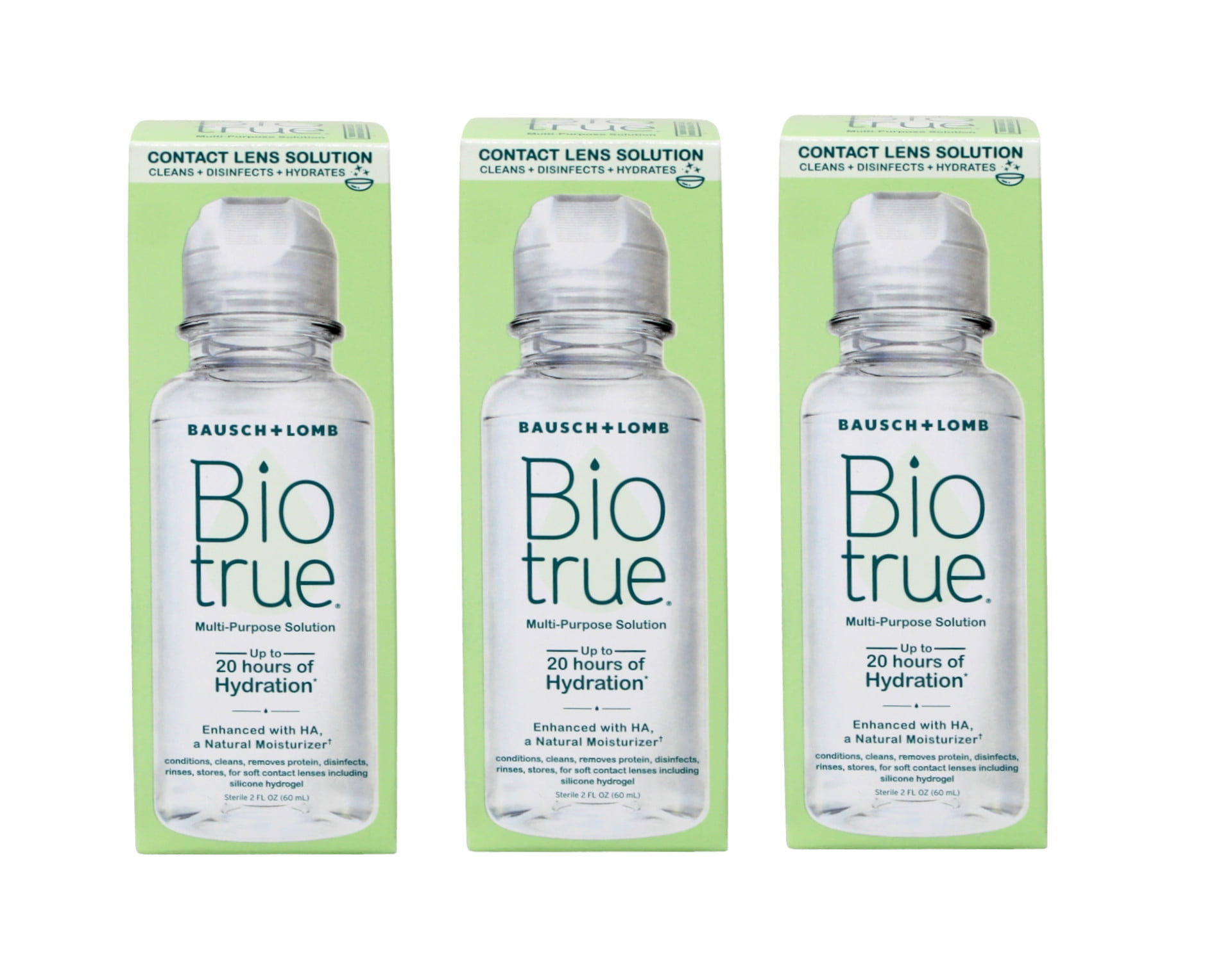 Biotrue Contact Lens Solution, 2 oz (Pack of 3) - Walmart.com