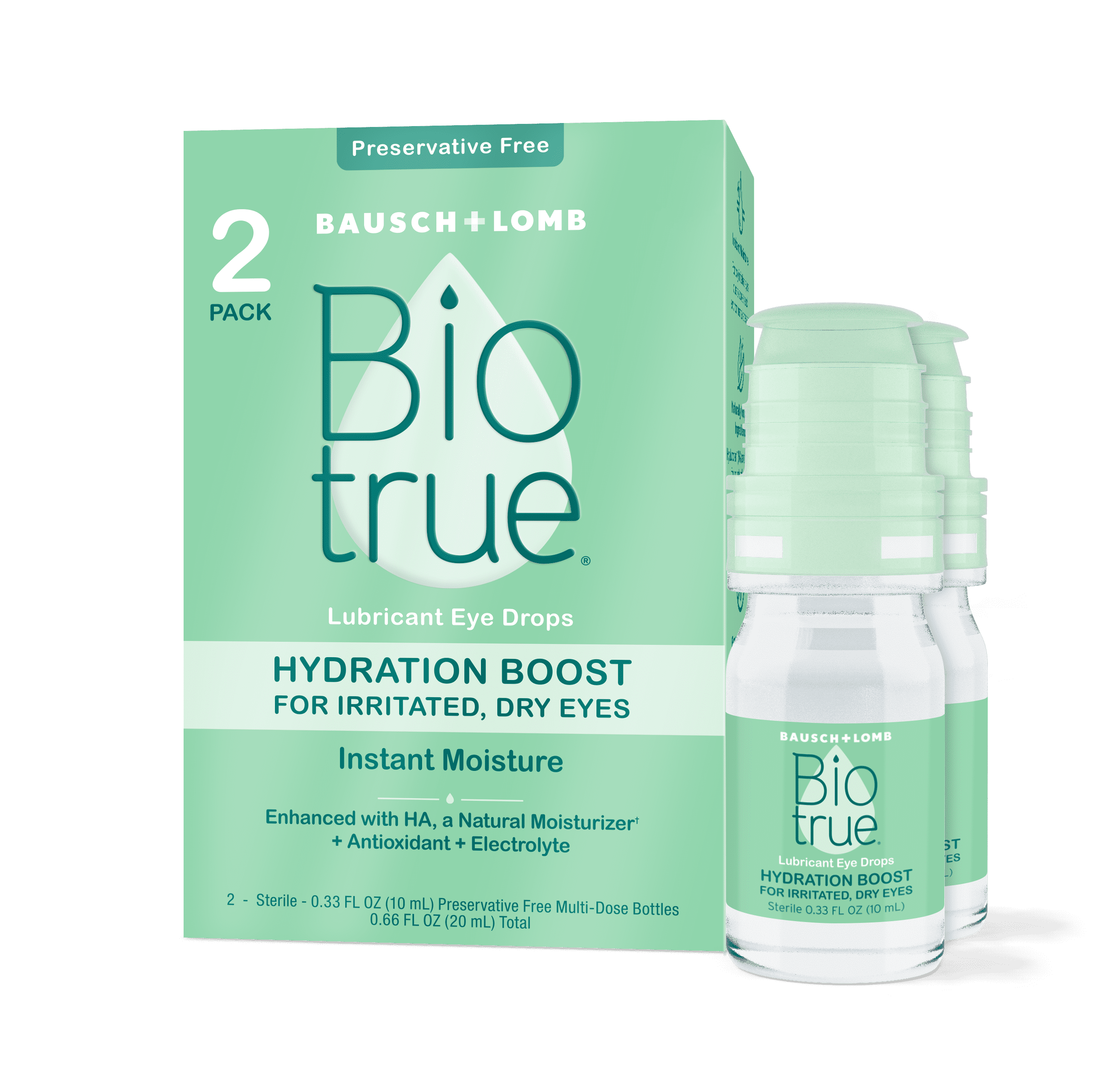 Biotrue Hydration Boost Eye Drops Preservative Free, Contact Lens ...