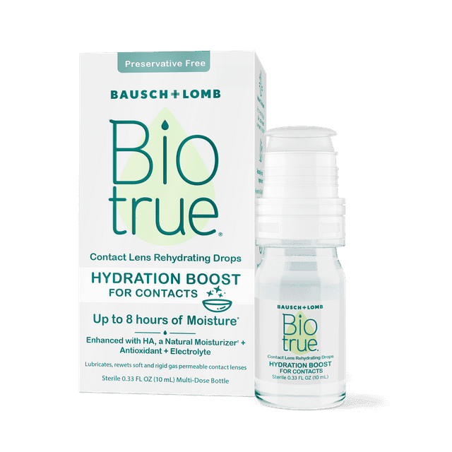 Biotrue Hydration Boost Rehydrating Contact Lens Eye Drops by Bausch ...