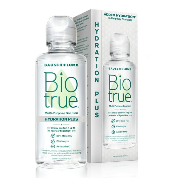 Biotrue Eye Contact Lens Saline Solution and Cleaner , 10 fl oz HSA/FSA ...