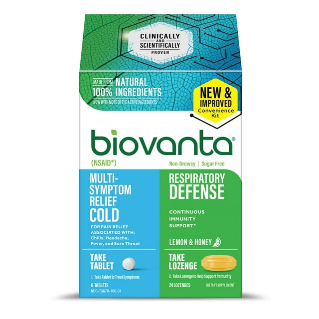 Biovanta Oral Medicine: Improved Lemon Lozenge Kit for Multi-Symptom ...