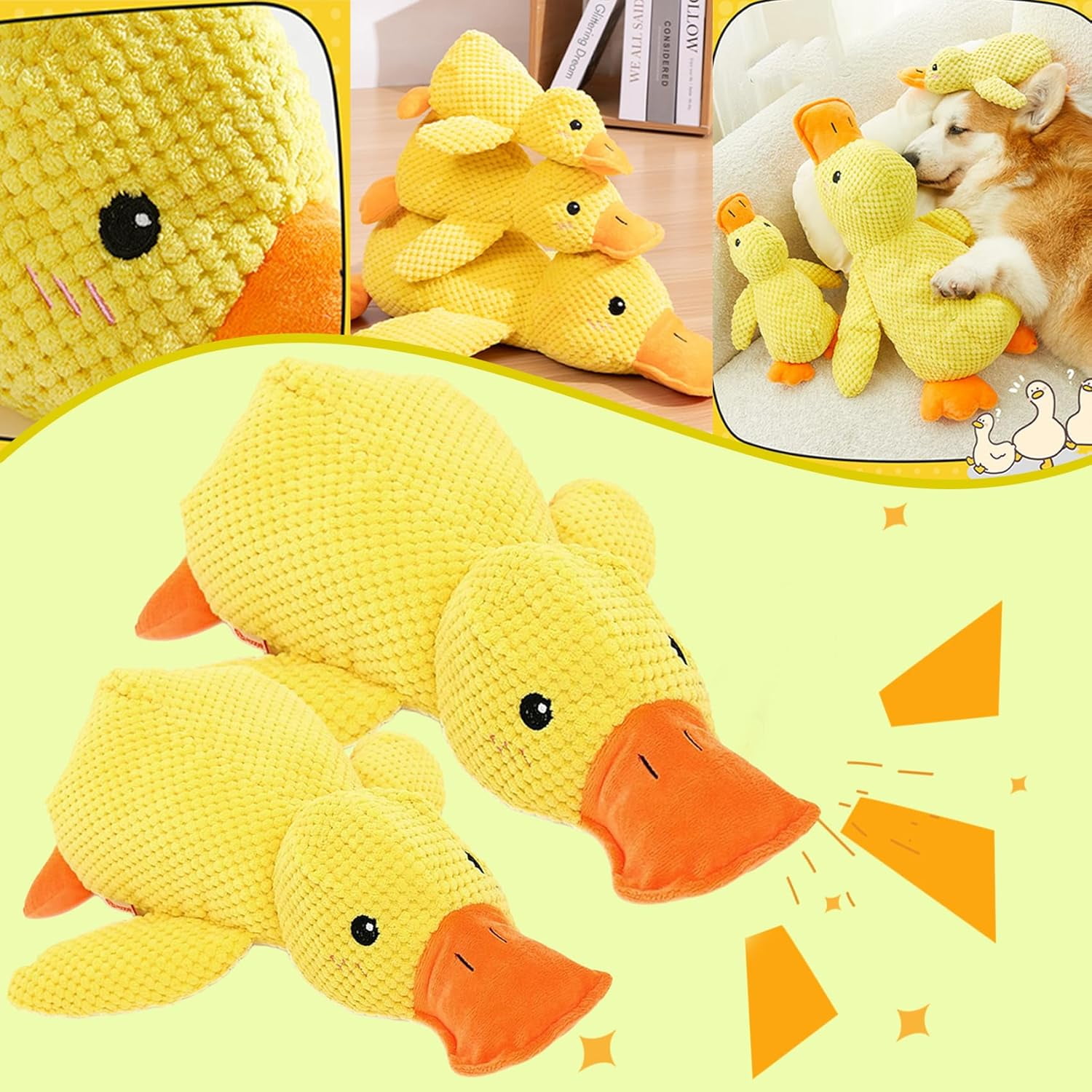 Biovetmd Calming Duck, Quacko Calming Duck Toy for Dogs - Chew ...