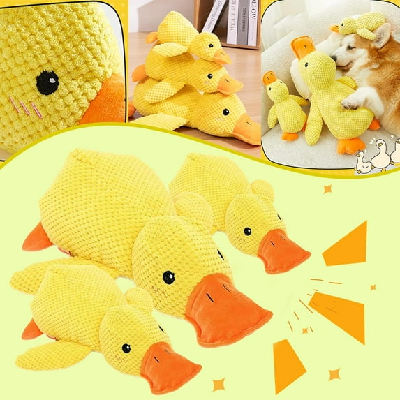 Biovetmd Calming Duck, Quacko Calming Duck Toy for Dogs - Chew Resistant & Machine Washable ...