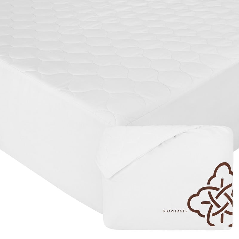Bioweaves 100% Organic Cotton Mattress Pad, GOTS Certified Cooling ...