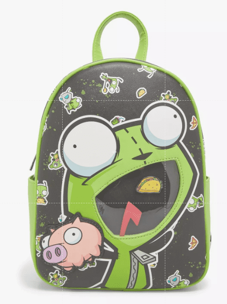Bioworld Invader Zim & Piggy GIR Pin Collector Mini Backpack - Walmart.com