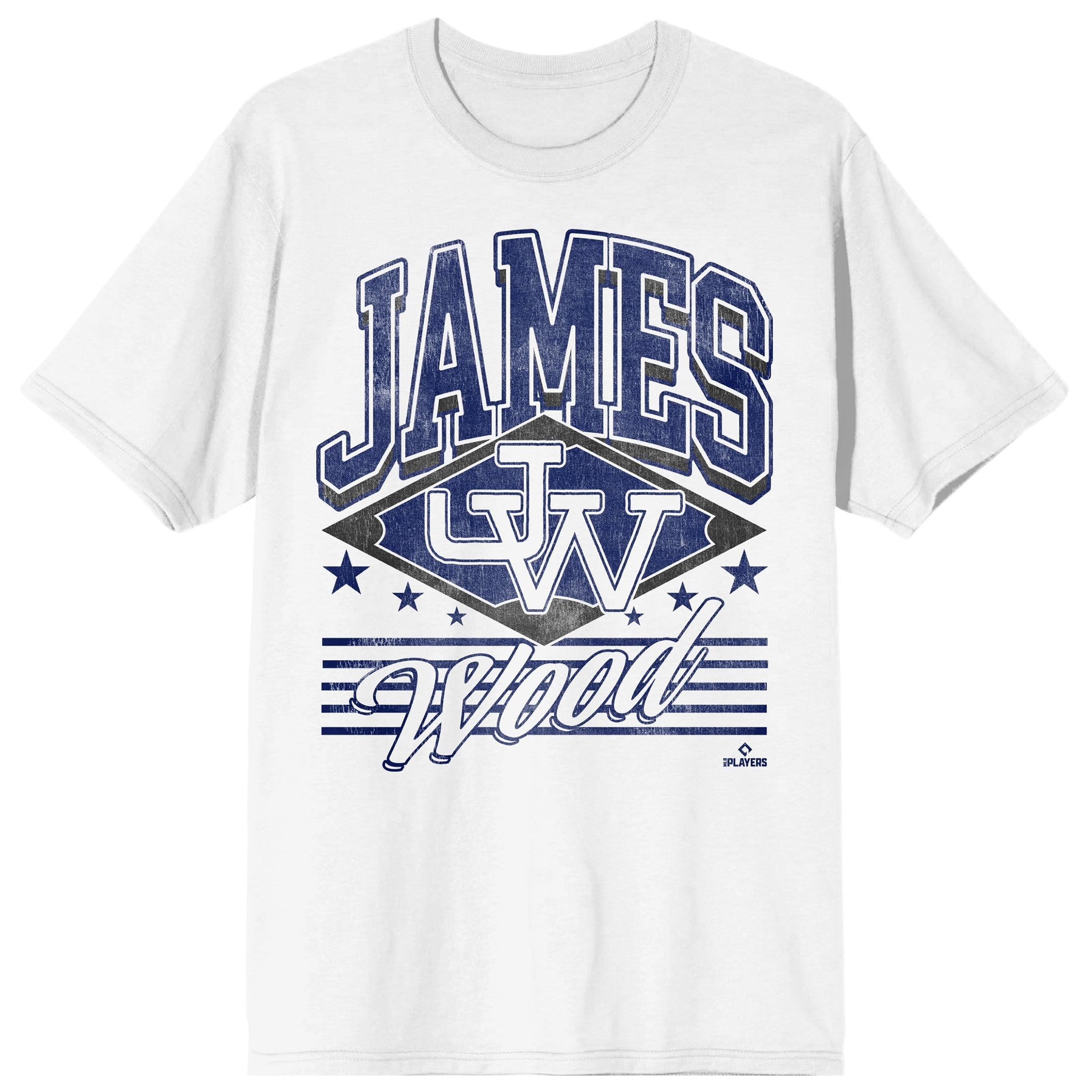 Bioworld MLBPA James Wood Collegiate Arch Graphic Tee | 100% Cotton ...