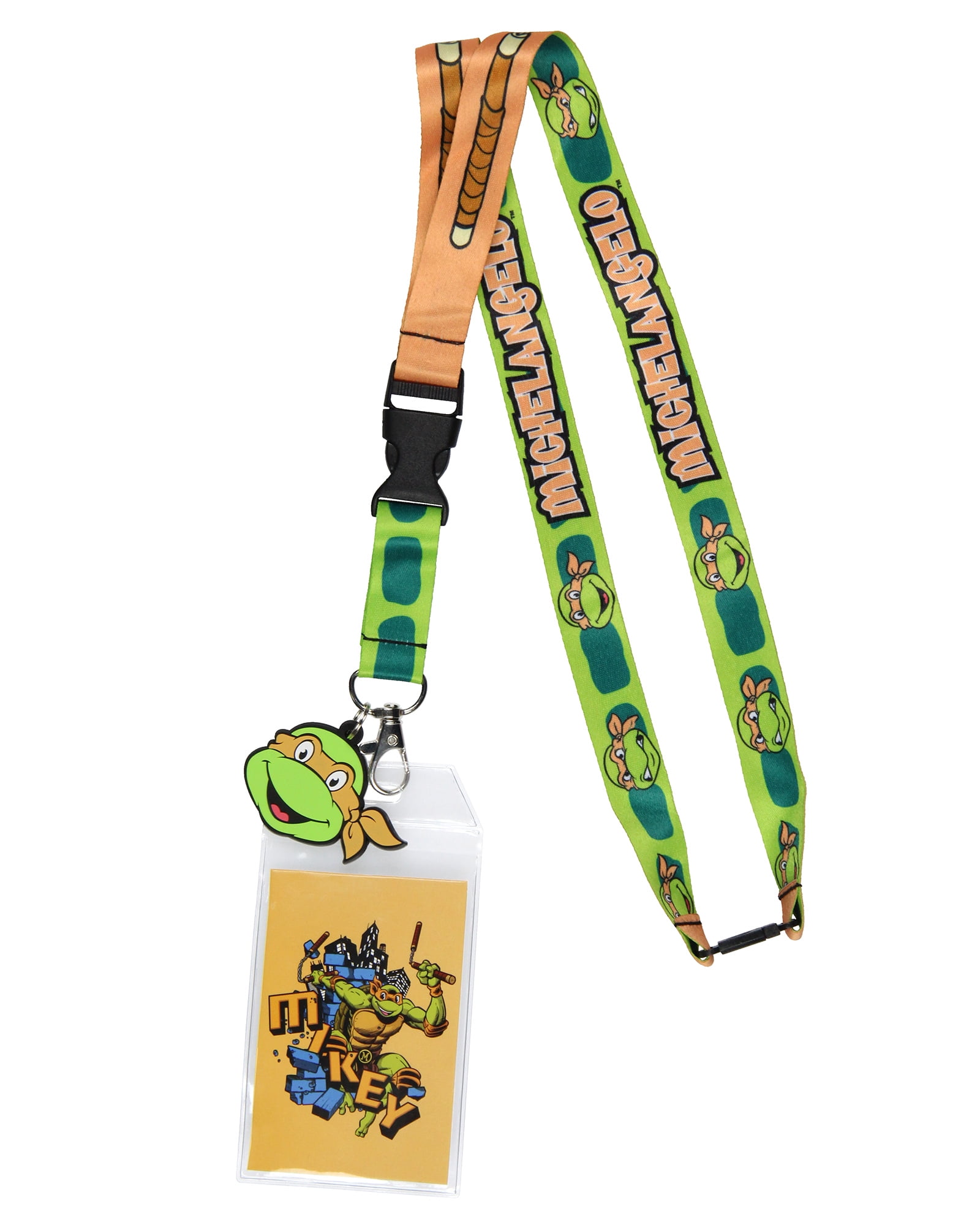 Teenage Mutant Ninja Turtles Character Design ID Badge Holder Lanyard ...