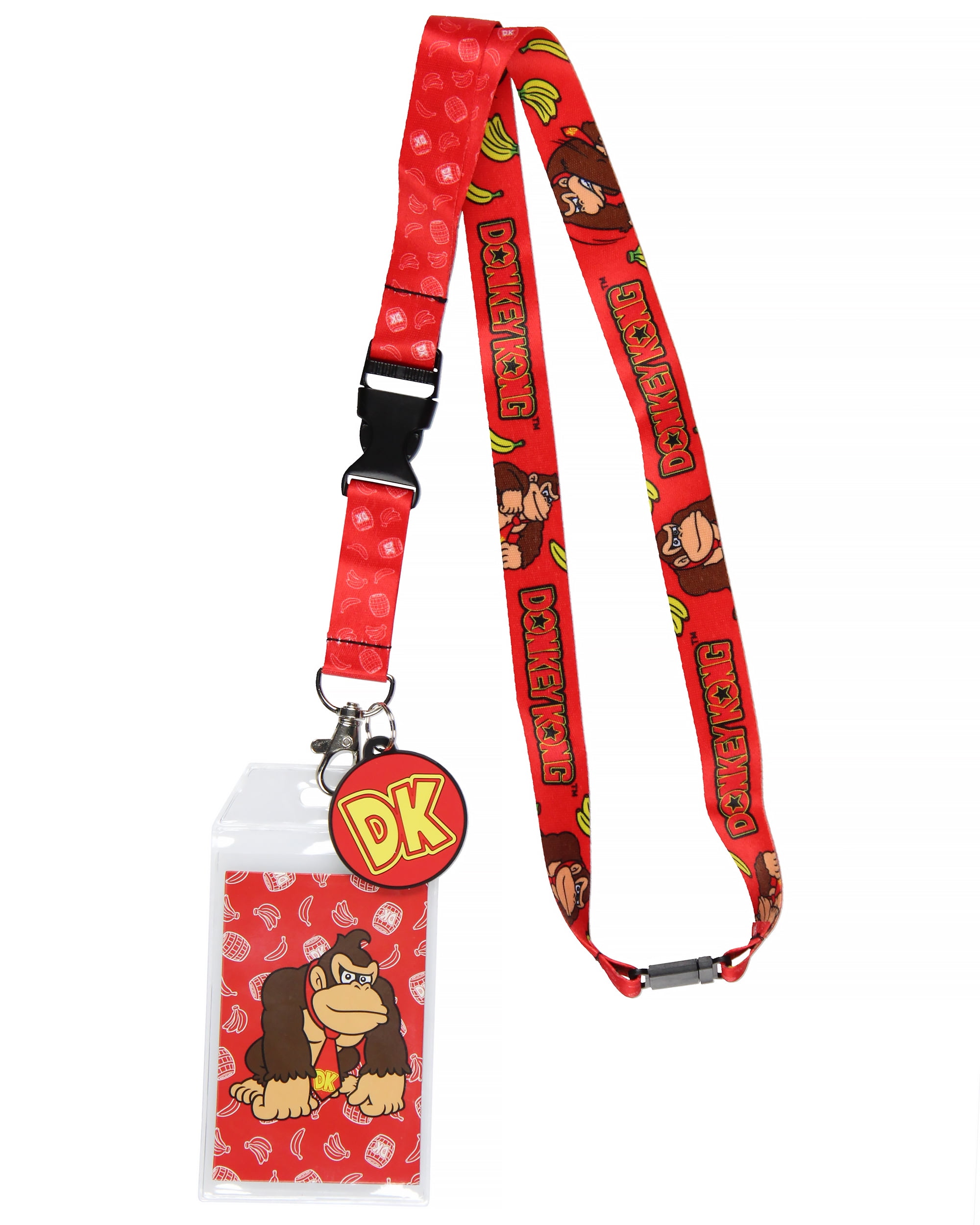 Nintendo Super Mario Donkey Kong Lanyard ID Badge Holder Lanyard w ...