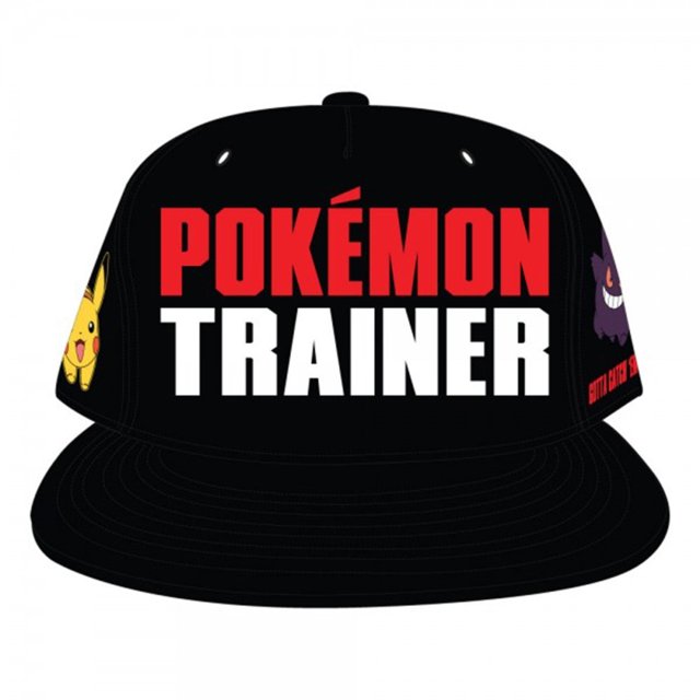 Bioworld Pokemon Trainer Color Omni Snapback Baseball Hat - Walmart.com