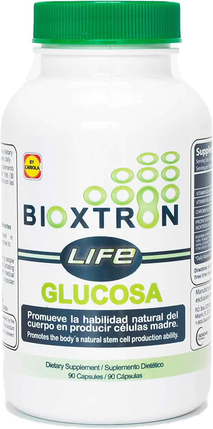 Bioxtron Life Glucose Blue-Green Algae, B3 & B8 Vitamin Supplement ...