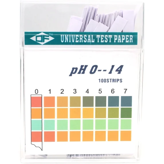 Bipee Plastic Ph Test Strips, Universal Application (Ph 0~14), 100 ...