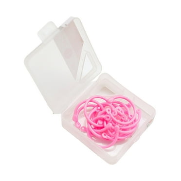 Yesbay 1 Box Book Rings Multi-color Flexible Plastic Book Loose Leaf ...