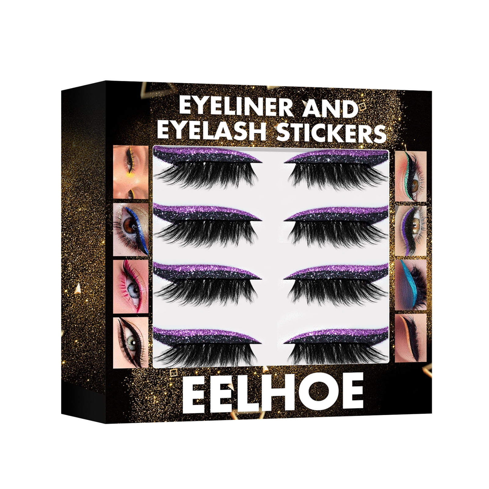 Biplut 1 Box Eye Makeup Stickers Self Adhesive Simulated Realistic ...
