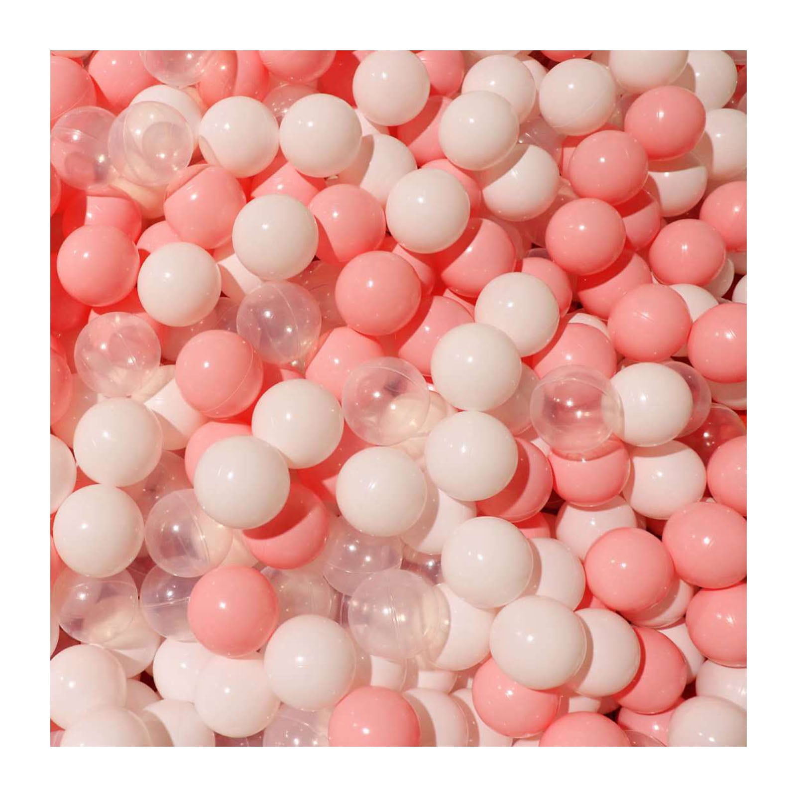 Biplut 100Pcs Ball Pit Balls Thickened Eco-friendly Smooth Reusable ...