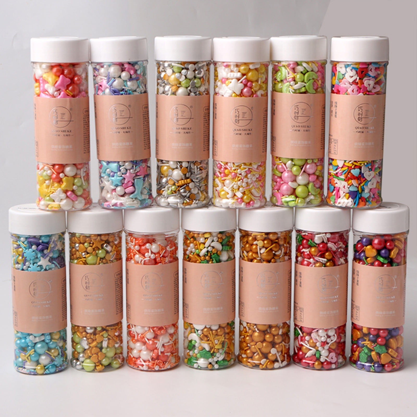 Biplut 100g/130g Sugar Sprinkles Compact Easy to Use Starch Mixed ...