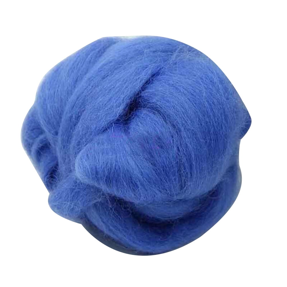 Biplut 100g Fluffy Fiber Roving Top Spinning Wheel Felting Fleece ...
