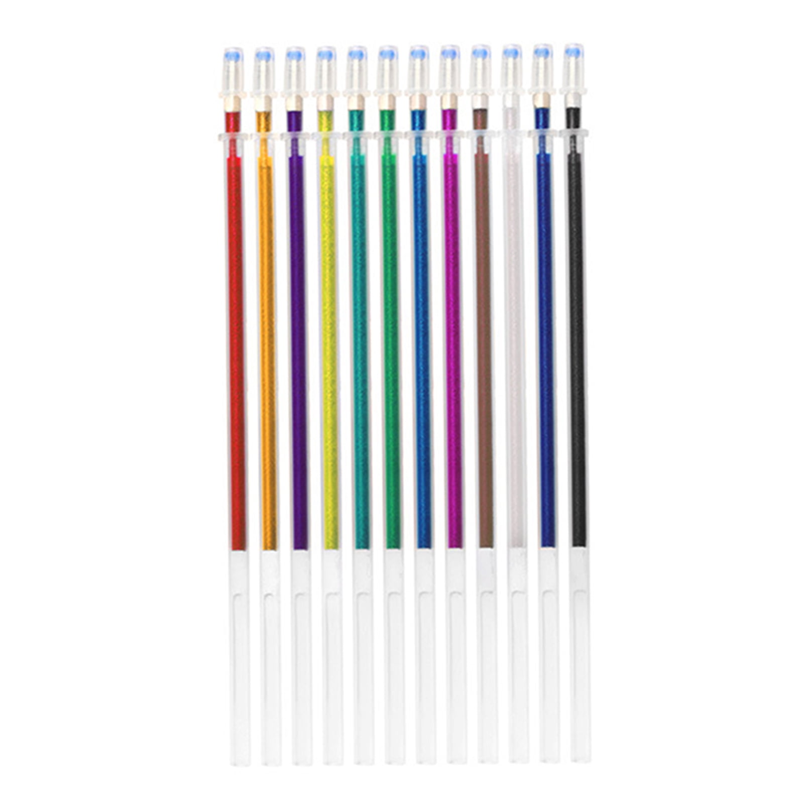 Biplut 12Pcs Pen Refills Watercolor Nice-looking Long-lasting Quick ...