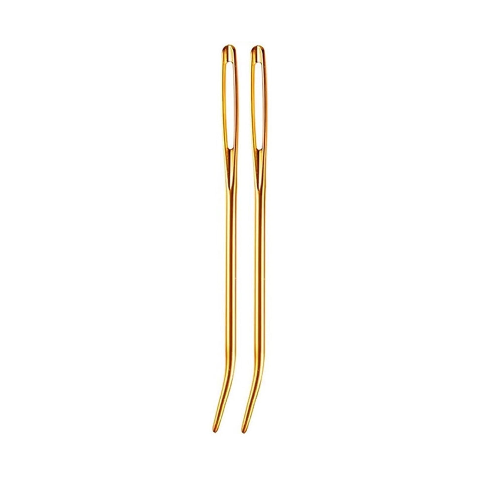 Biplut 2Pcs Darning Needles Large Eye Aluminum Wool Sweater Sewing ...