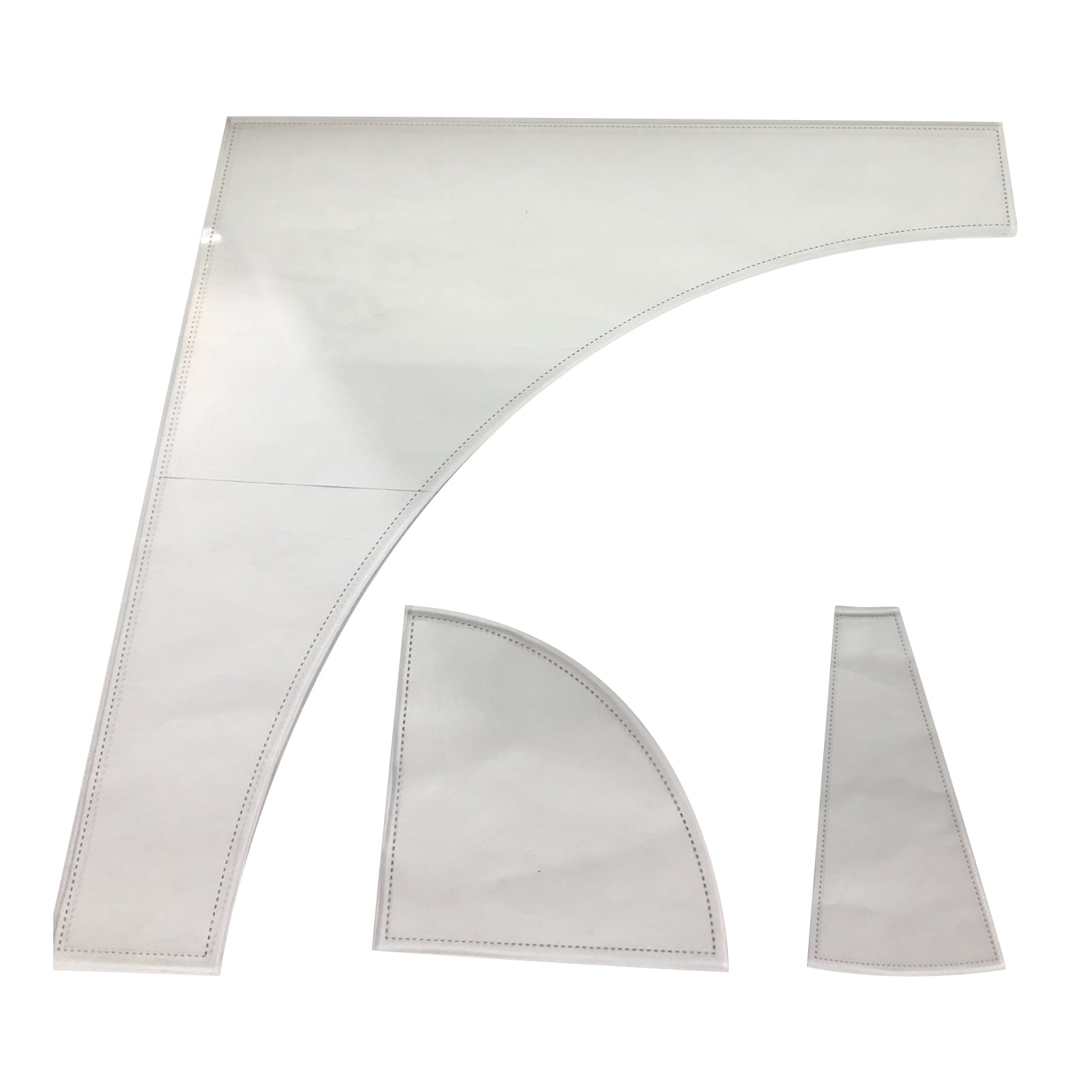 Biplut 3Pcs Patchwork Rulers Eco-friendly Reusable Accurate Scale Clear ...