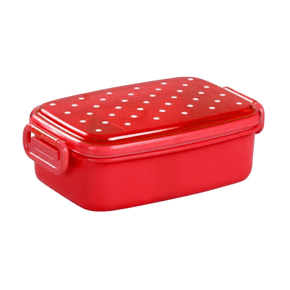 Biplut 480ml Single Layer Portable Dot Picnic Lunch Box Food Storage ...