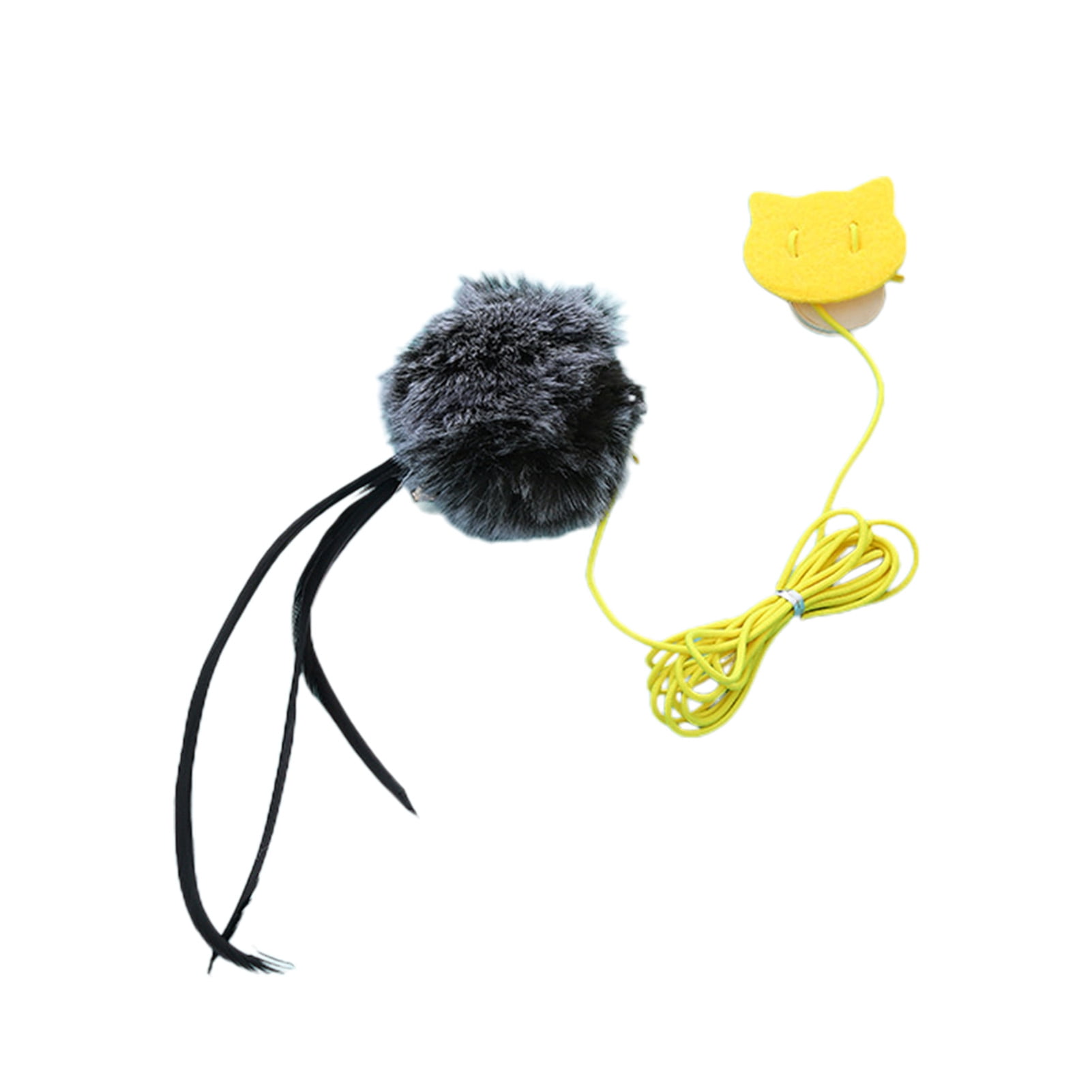 Biplut Cat Hanging Toy Plush Accessories Retractable Self-hey Toy Cat ...